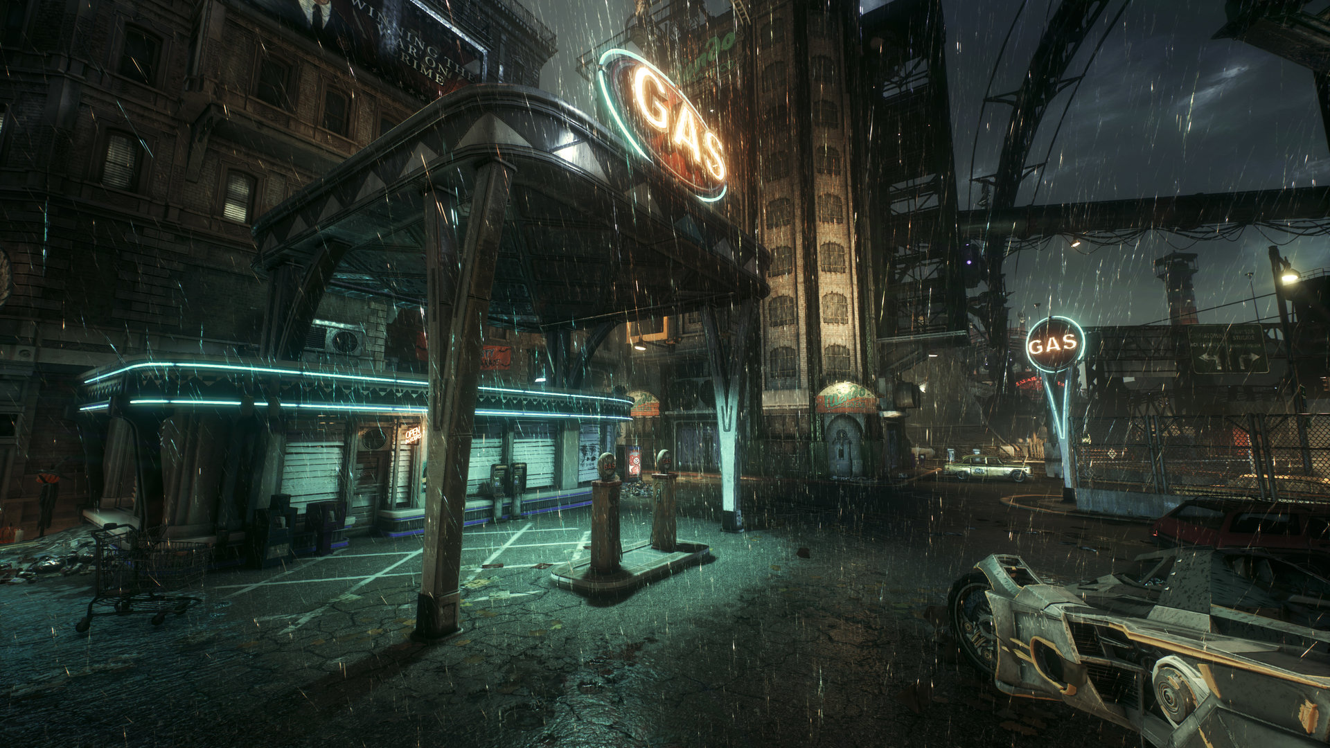 Denis Rutkovsky - Batman: Arkham Knight - Gas station