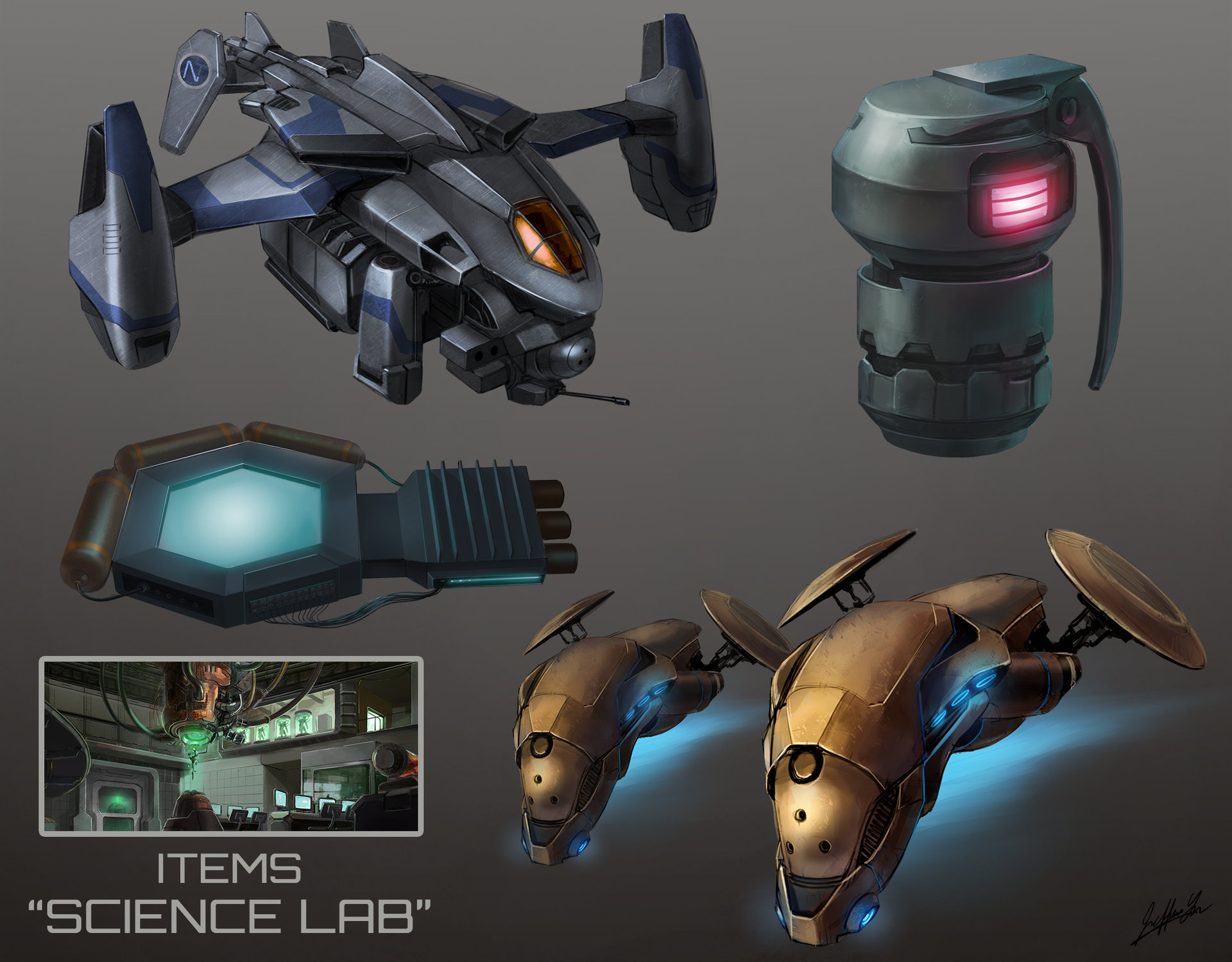 Jeffrey Yu - Xenoshyft Concept Art