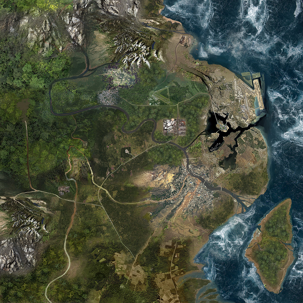 Jeffrey Yu - Overgrown Concept Art