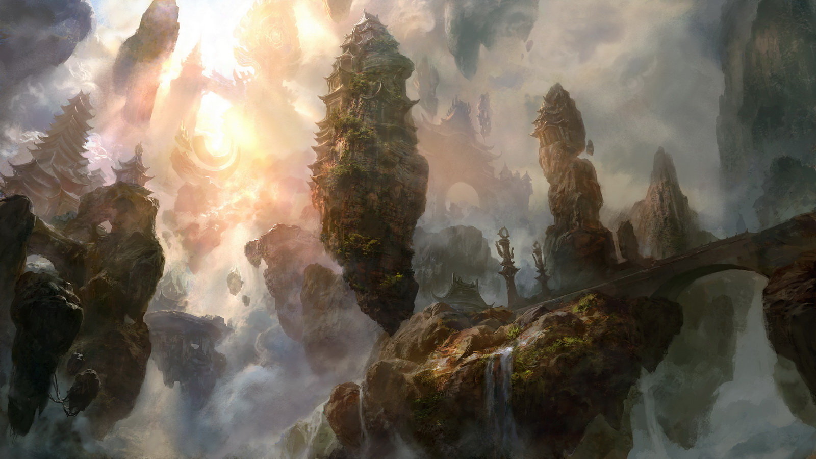 ArtStation - cloud temple