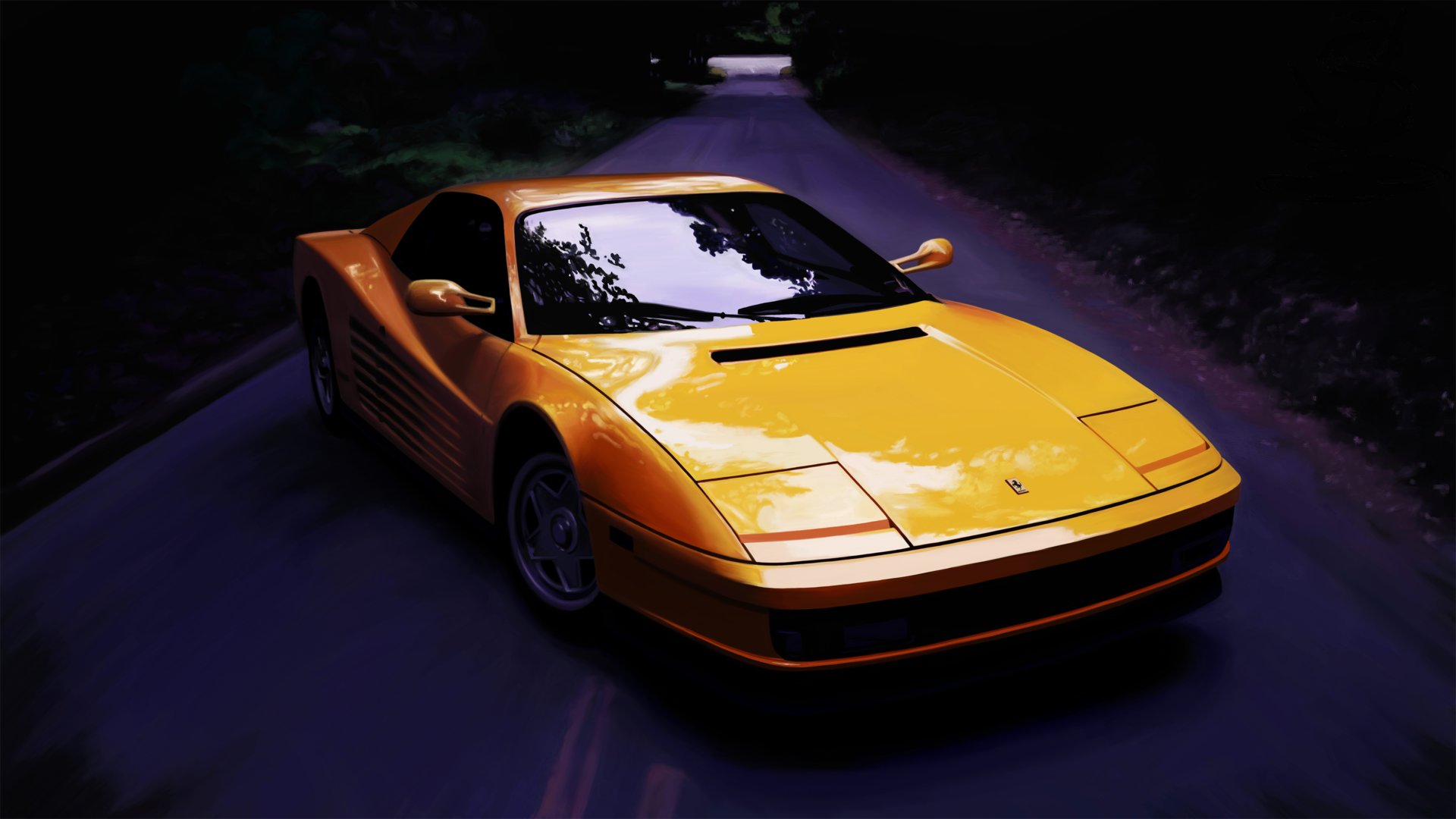 ArtStation - Ferrari Testarossa
