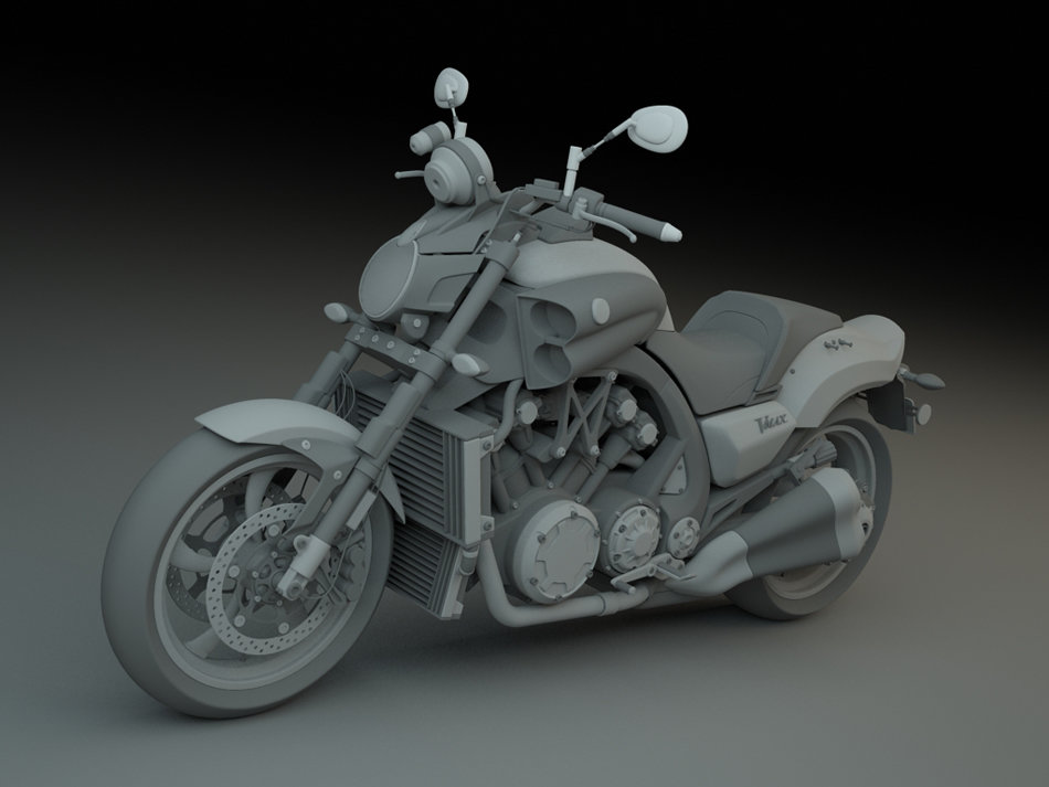 ArtStation - Yamaha V-Max 2010