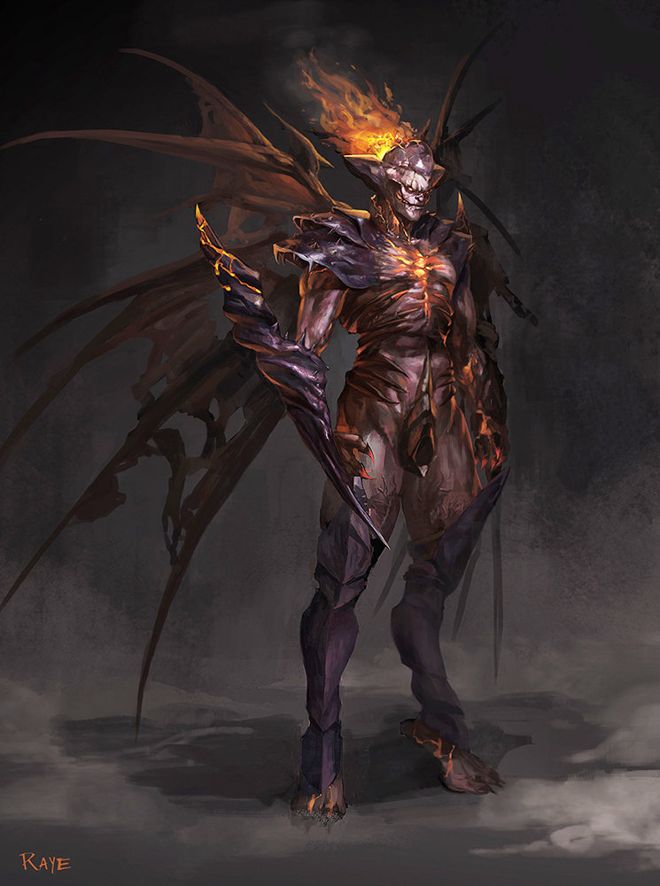 ArtStation - Fire demon