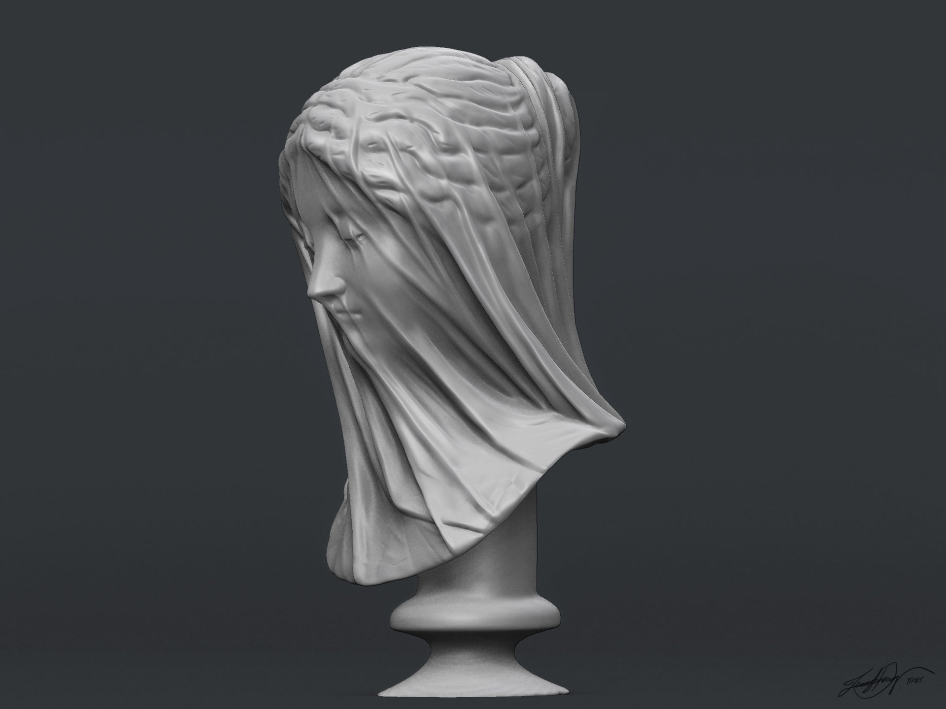 Jen Dang - Veiled Virgin Sculpt