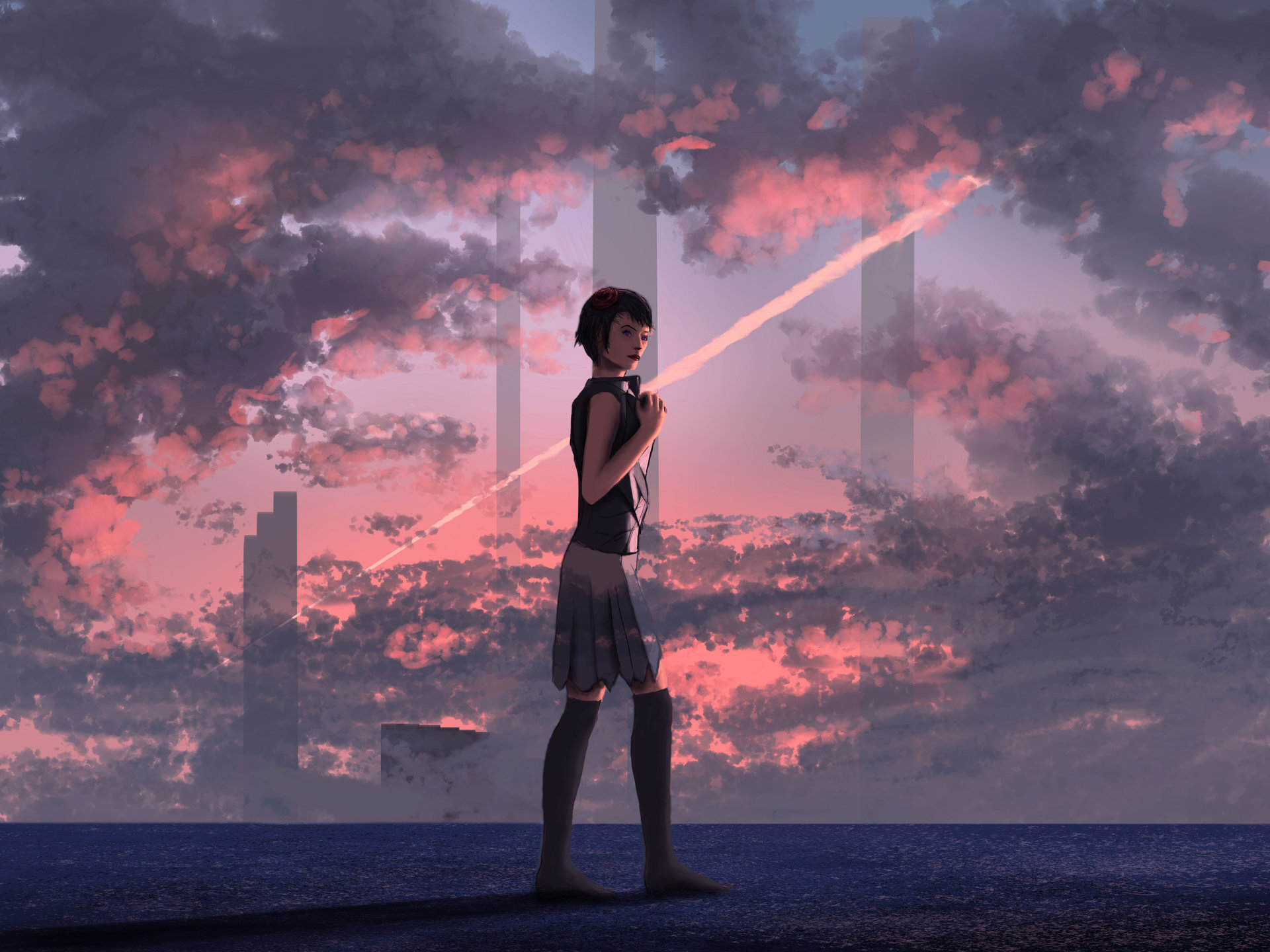 ArtStation - Sky and line