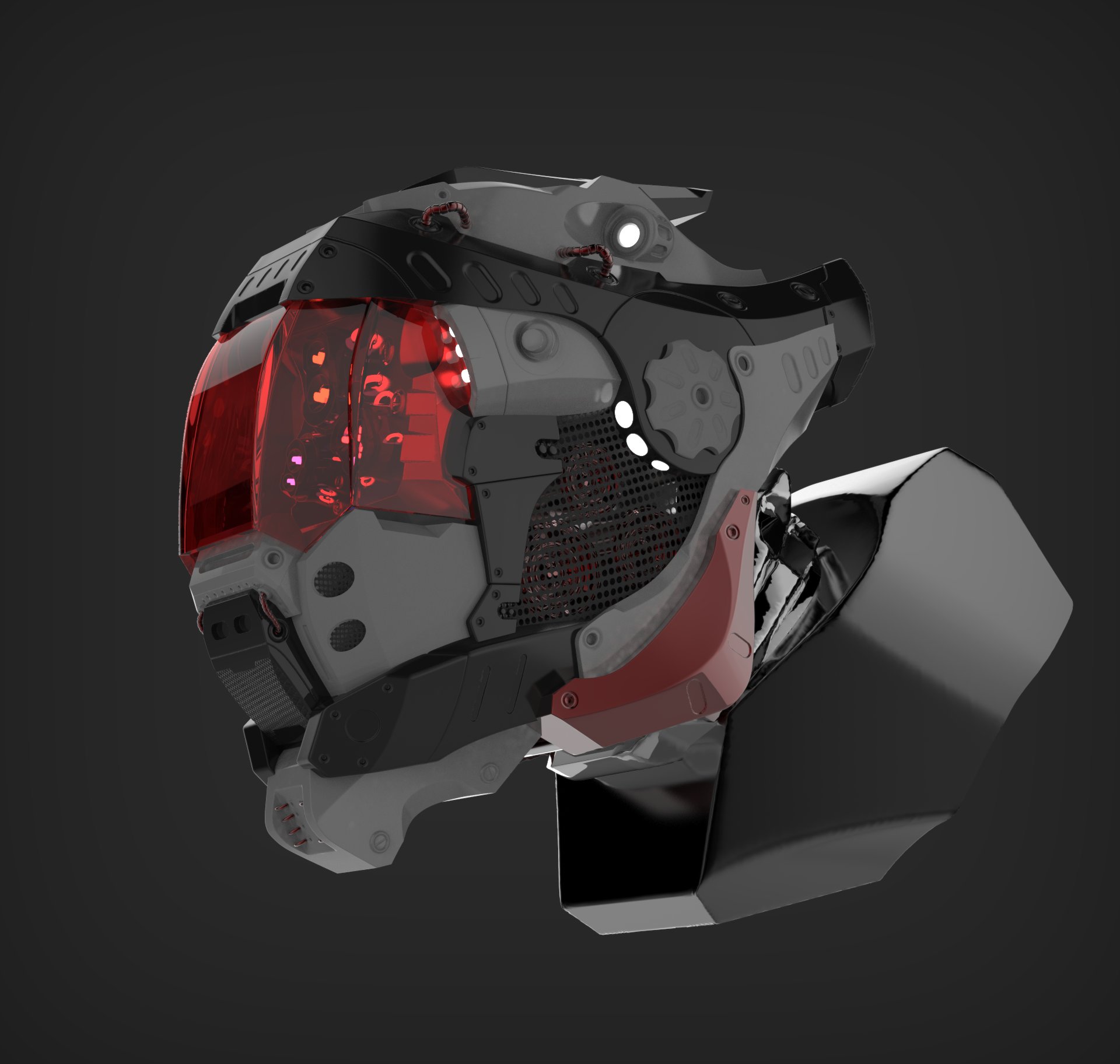 ArtStation - Mech head