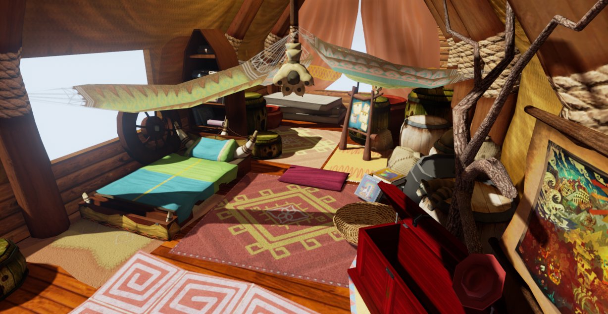 ArtStation - WIP - MH4U room