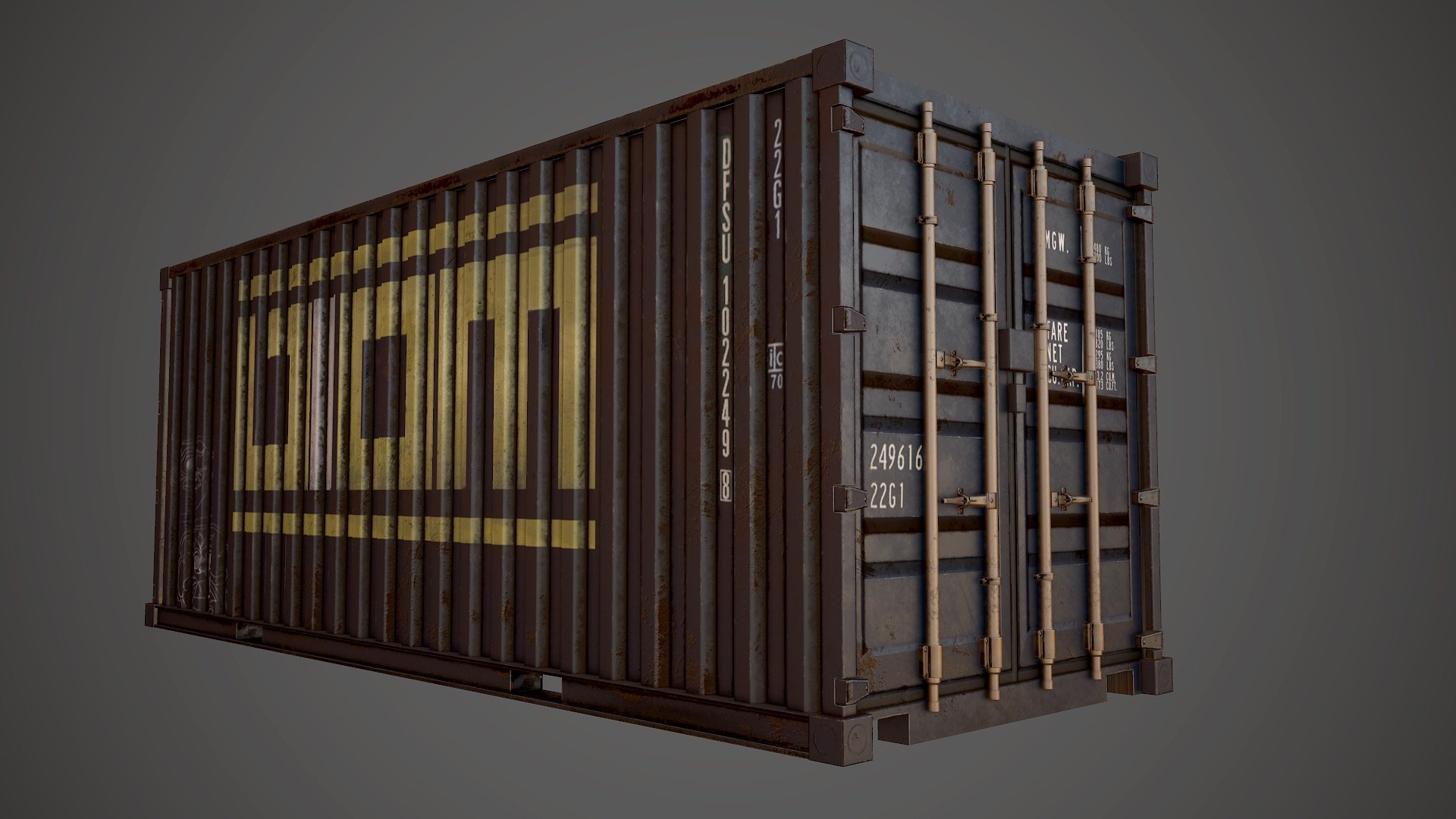 ArtStation - Shipping container