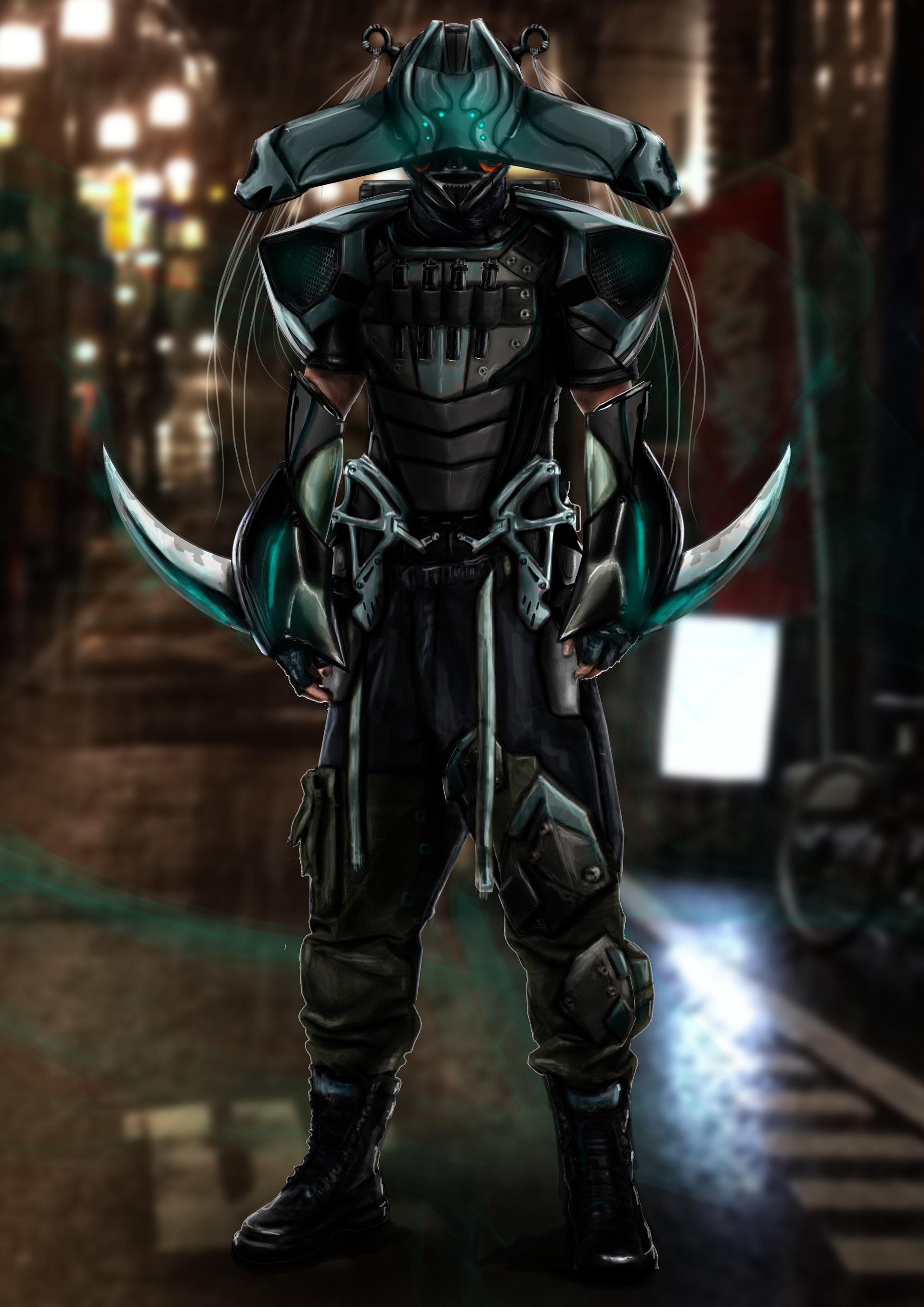 ArtStation - NEO TOKYO character concept