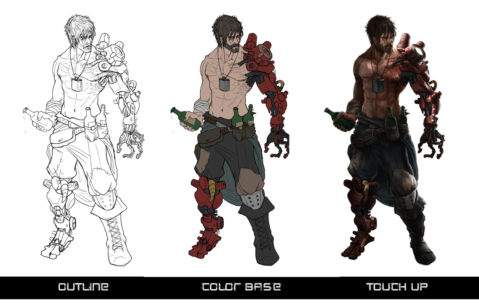 Kenny Mok Character Concept Art Vodka Hsenberg