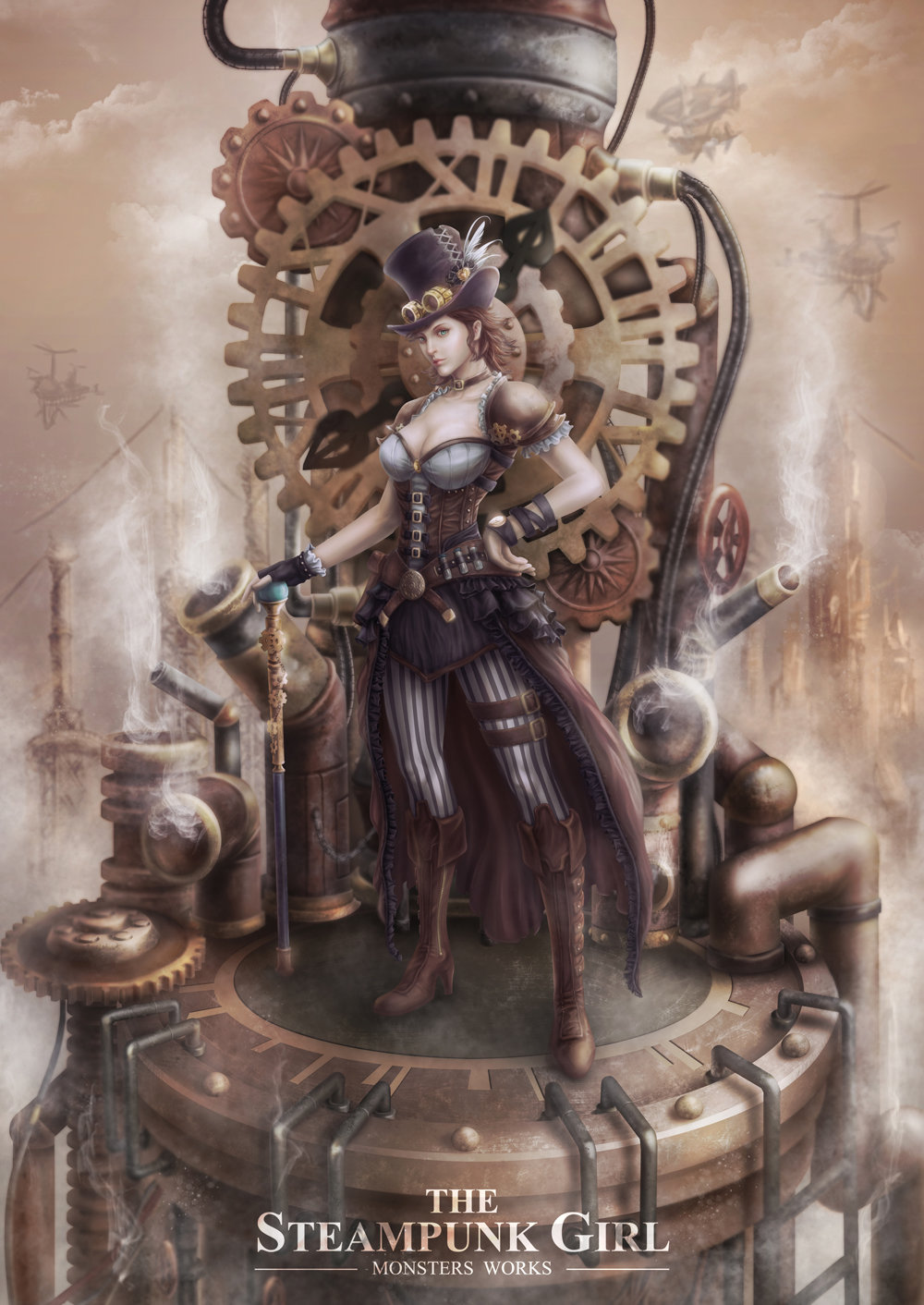ArtStation - Steampunk Girl