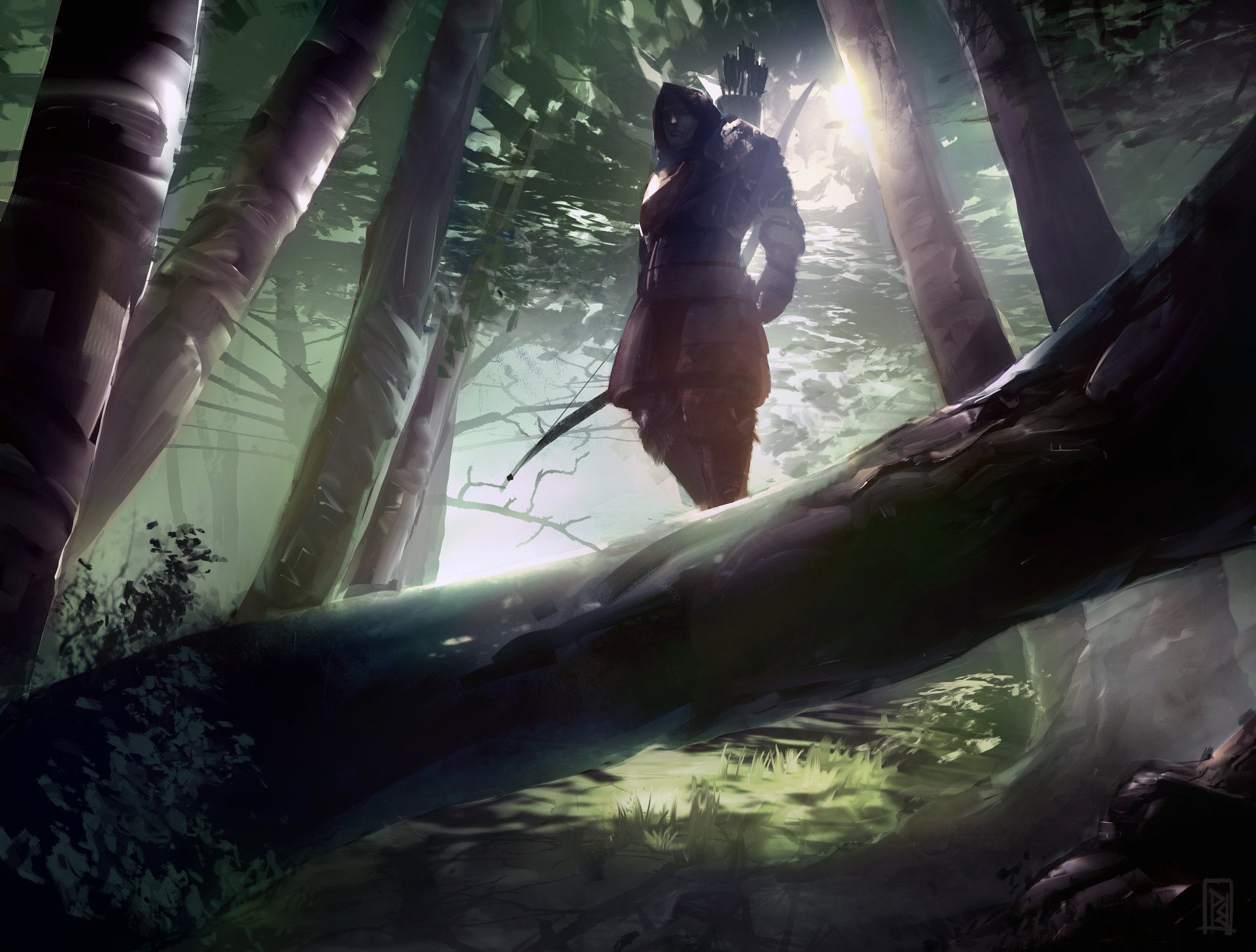 ArtStation - The lonely archer