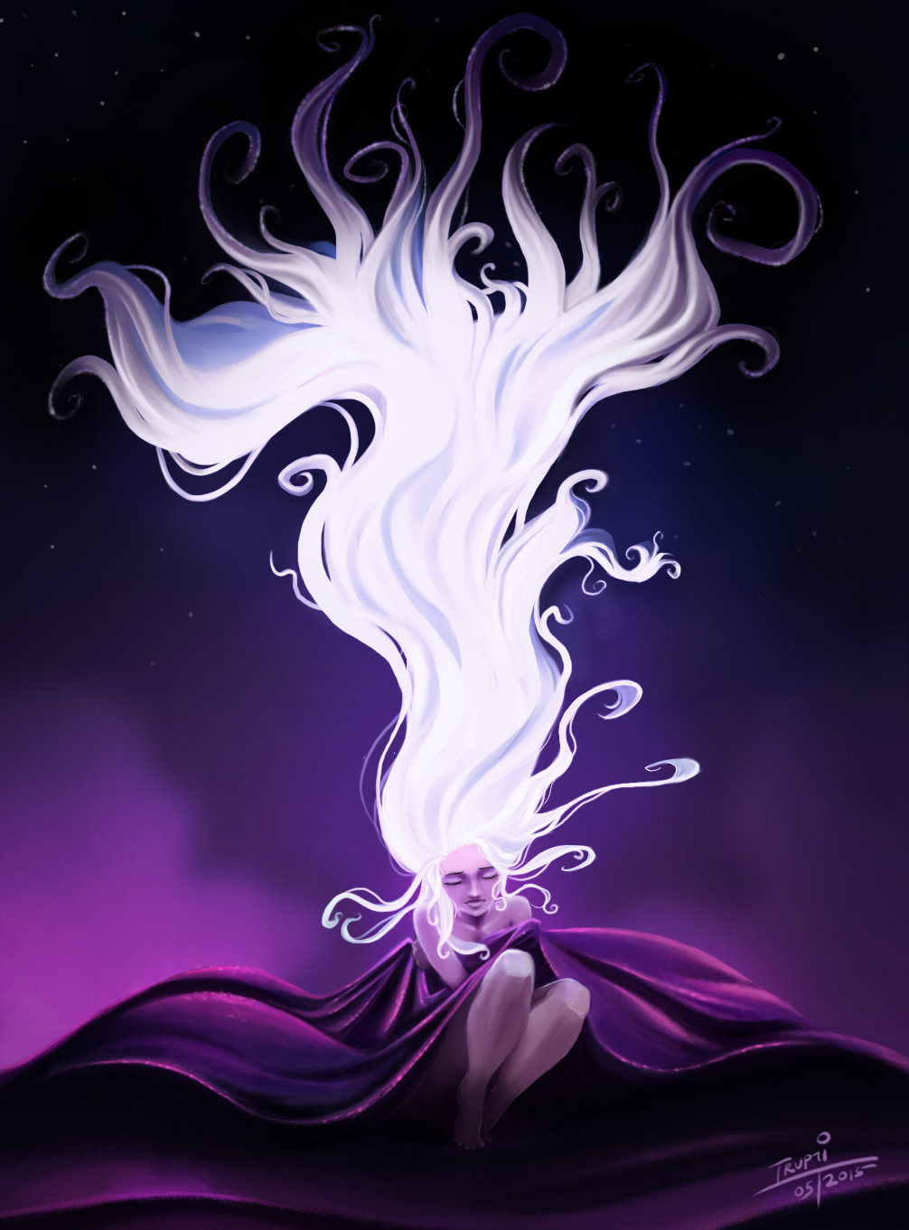 ArtStation - Night fire