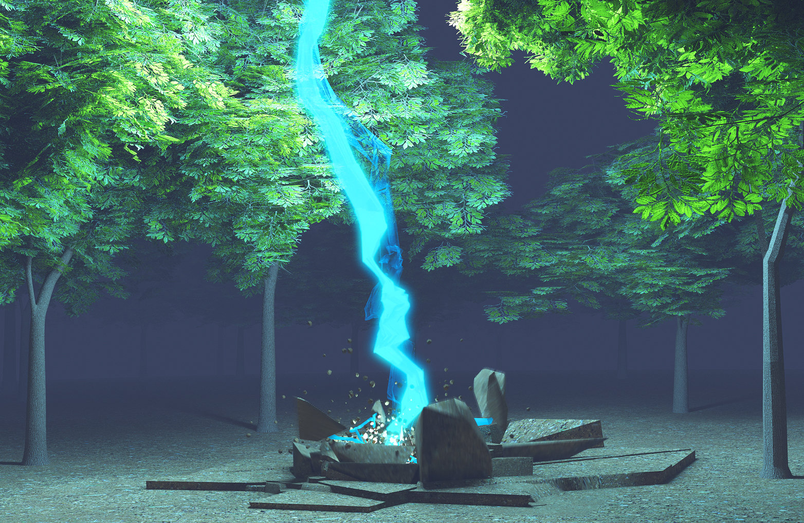 ArtStation - Lightning Strike