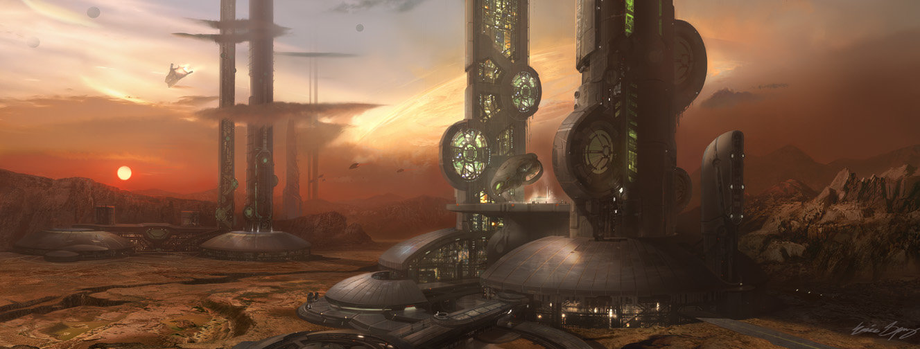 ArtStation - An abandoned Sci-Fi project