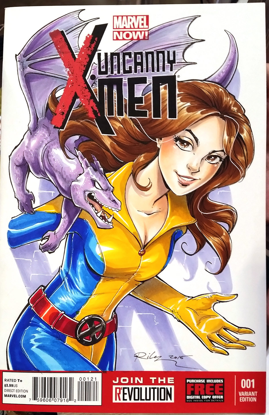 ArtStation - Kitty Pryde sketch cover commission
