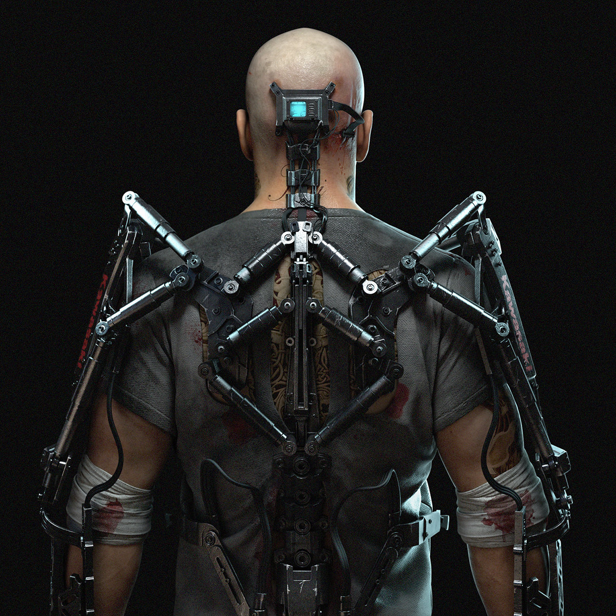 Elysium Exoskeleton Concept Art