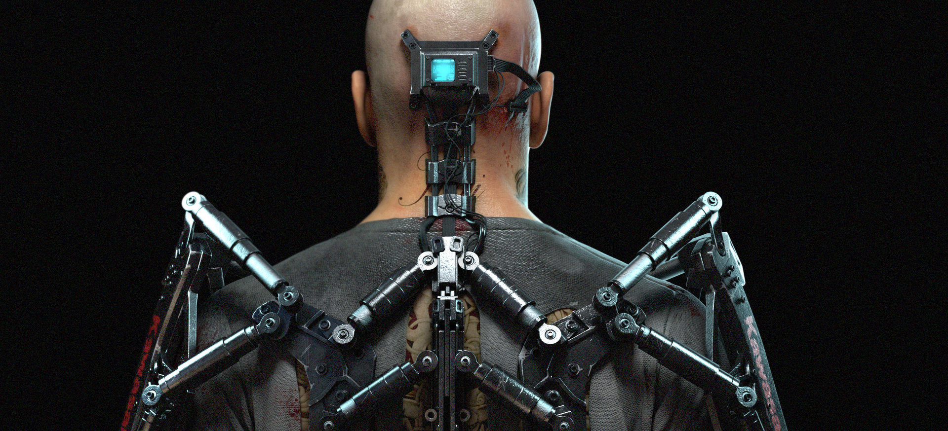 ArtStation - Matt Damon with Exoskeleton (fan art)