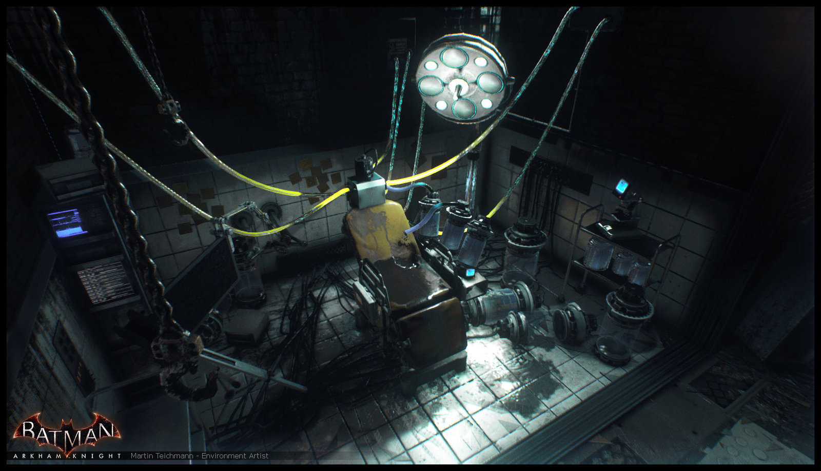 Art of Martin Teichmann - Man Bat Lab - Batman Arkham Knight