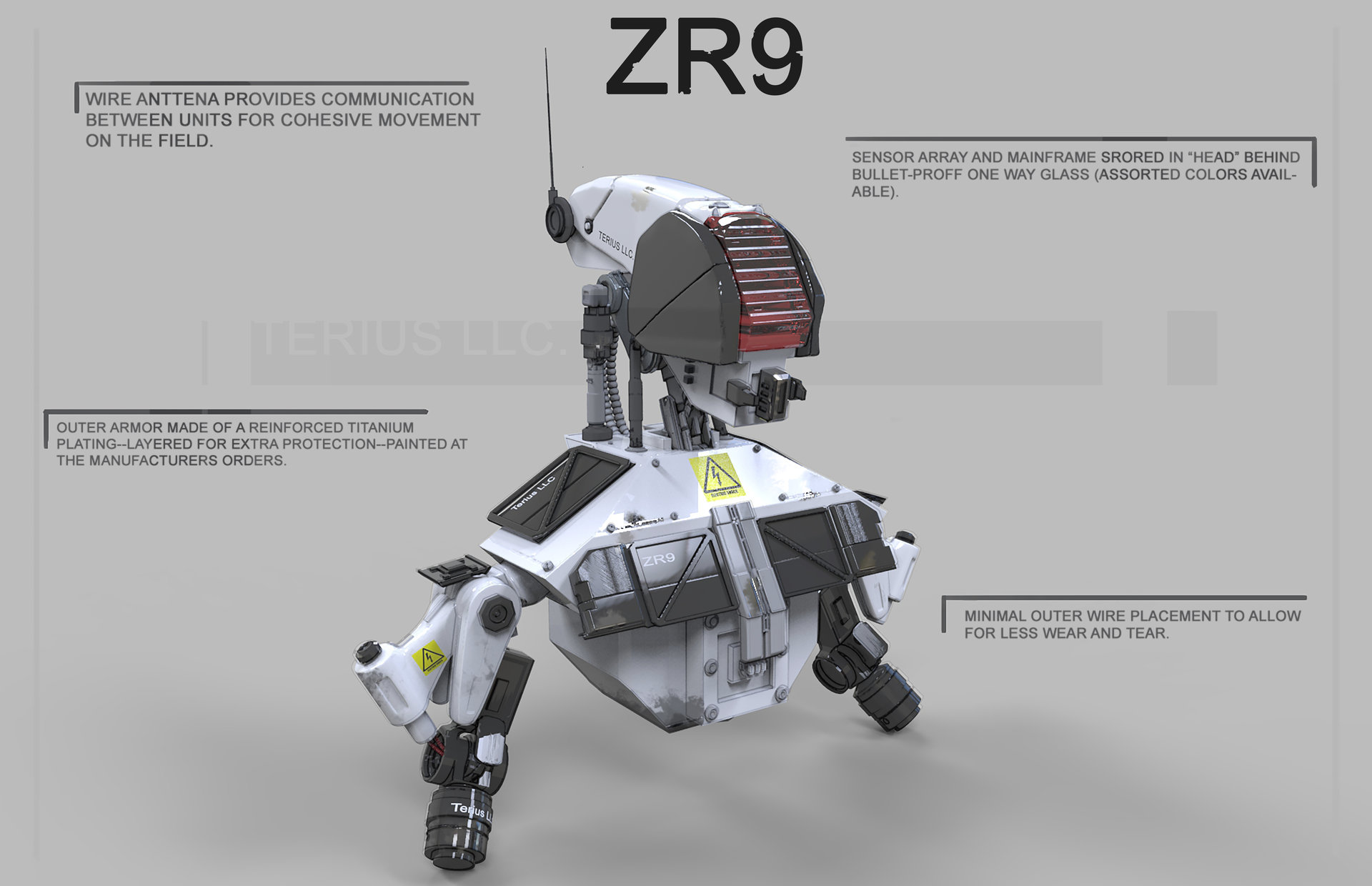 ArtStation - ZR9 Mech