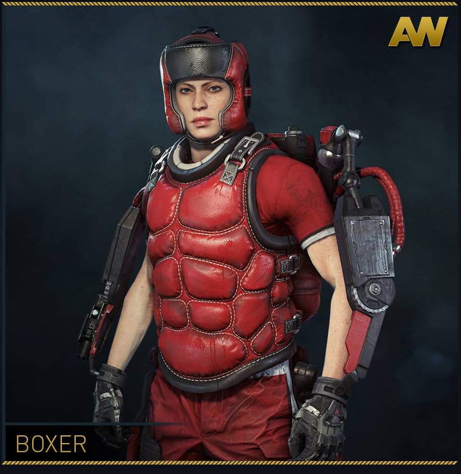 ArtStation - Call of Duty AW Boxing Headgear