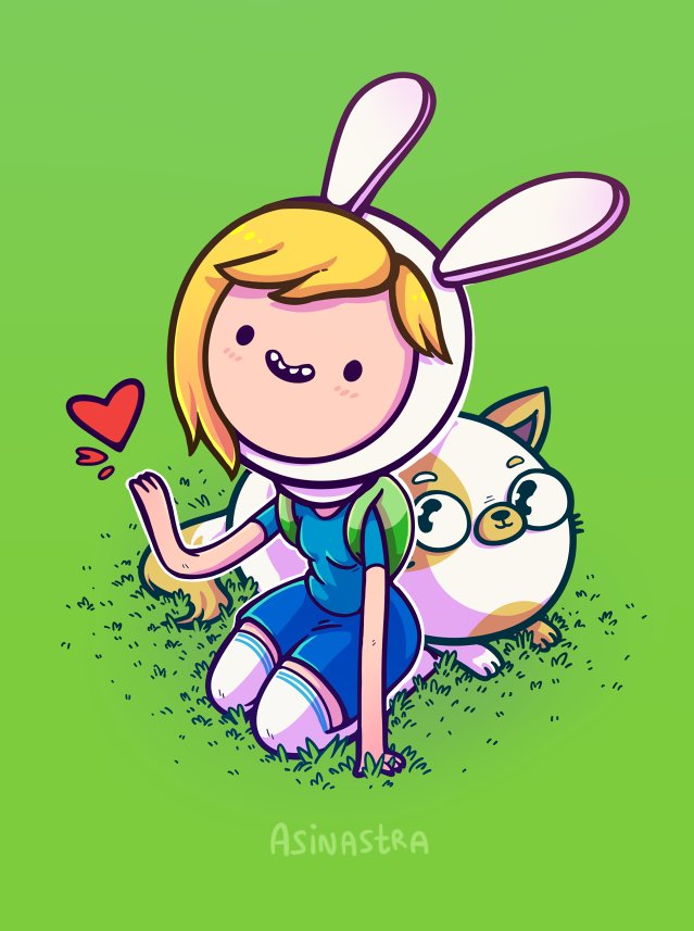 ArtStation - Fionna and Cake