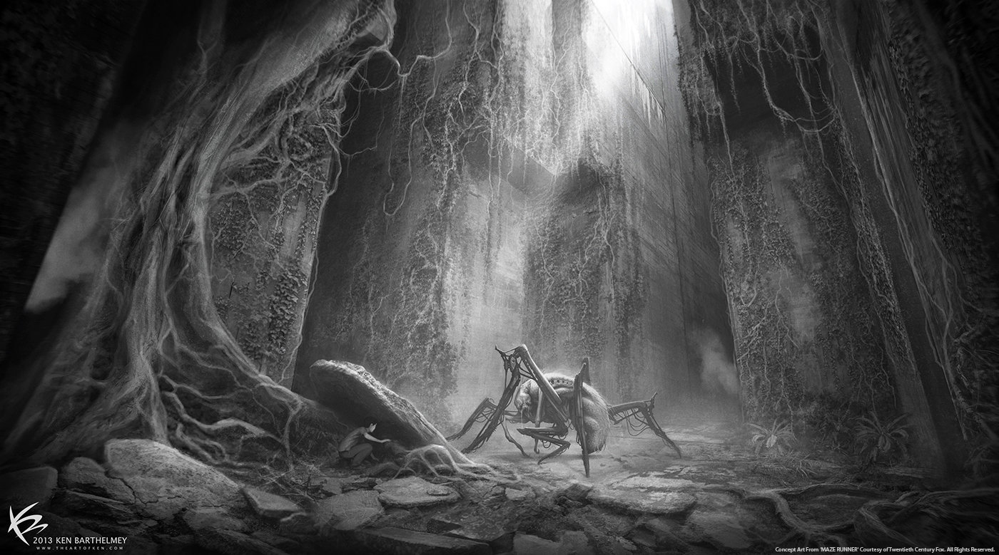 Ken Barthelmey - The Maze Runner - Creature Designs & Concept Arts