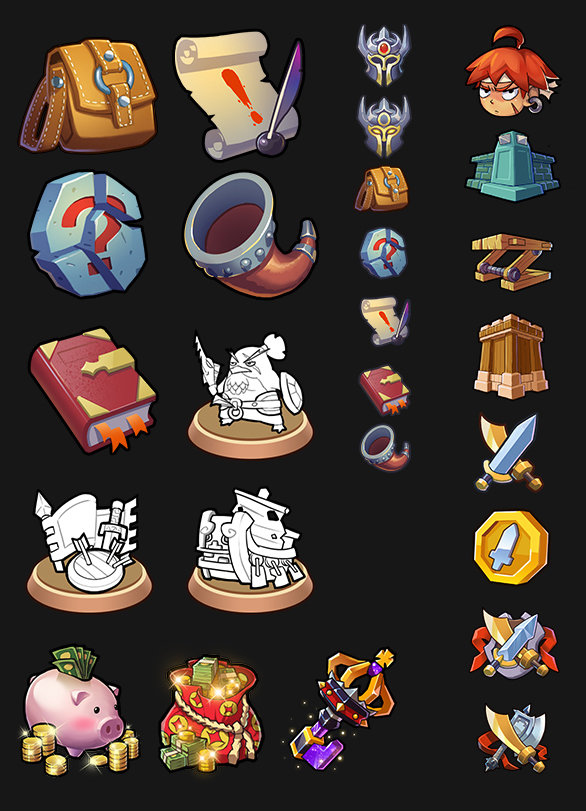 ArtStation - 2014 icons art work