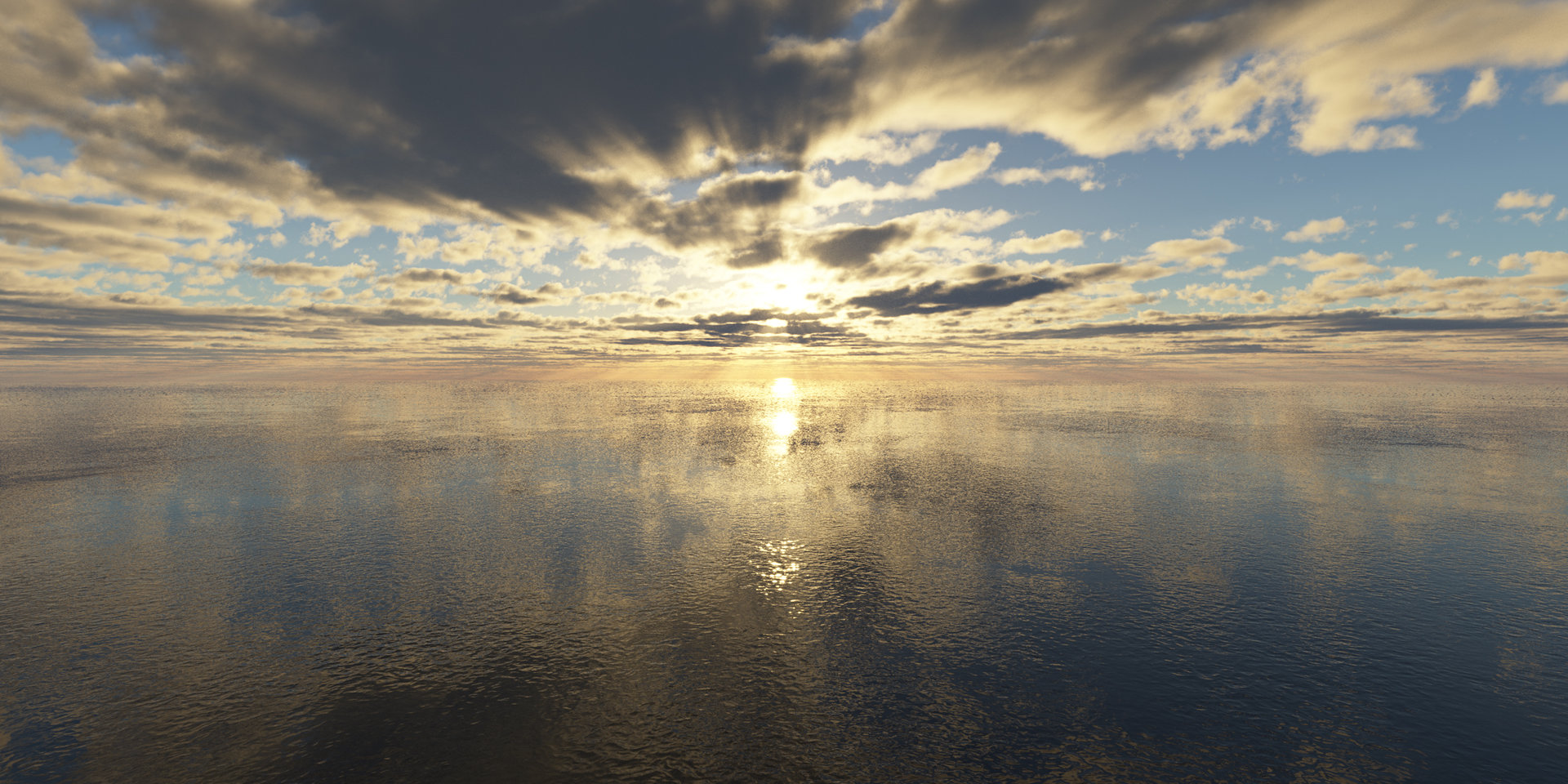 ArtStation - Golden sunset