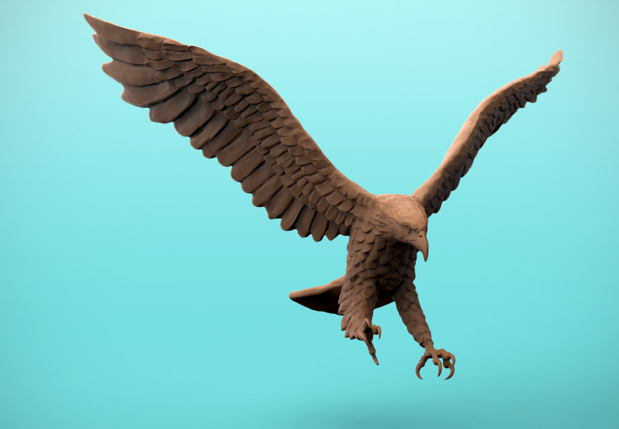 ArtStation - Eagle Full Sculpt and Print