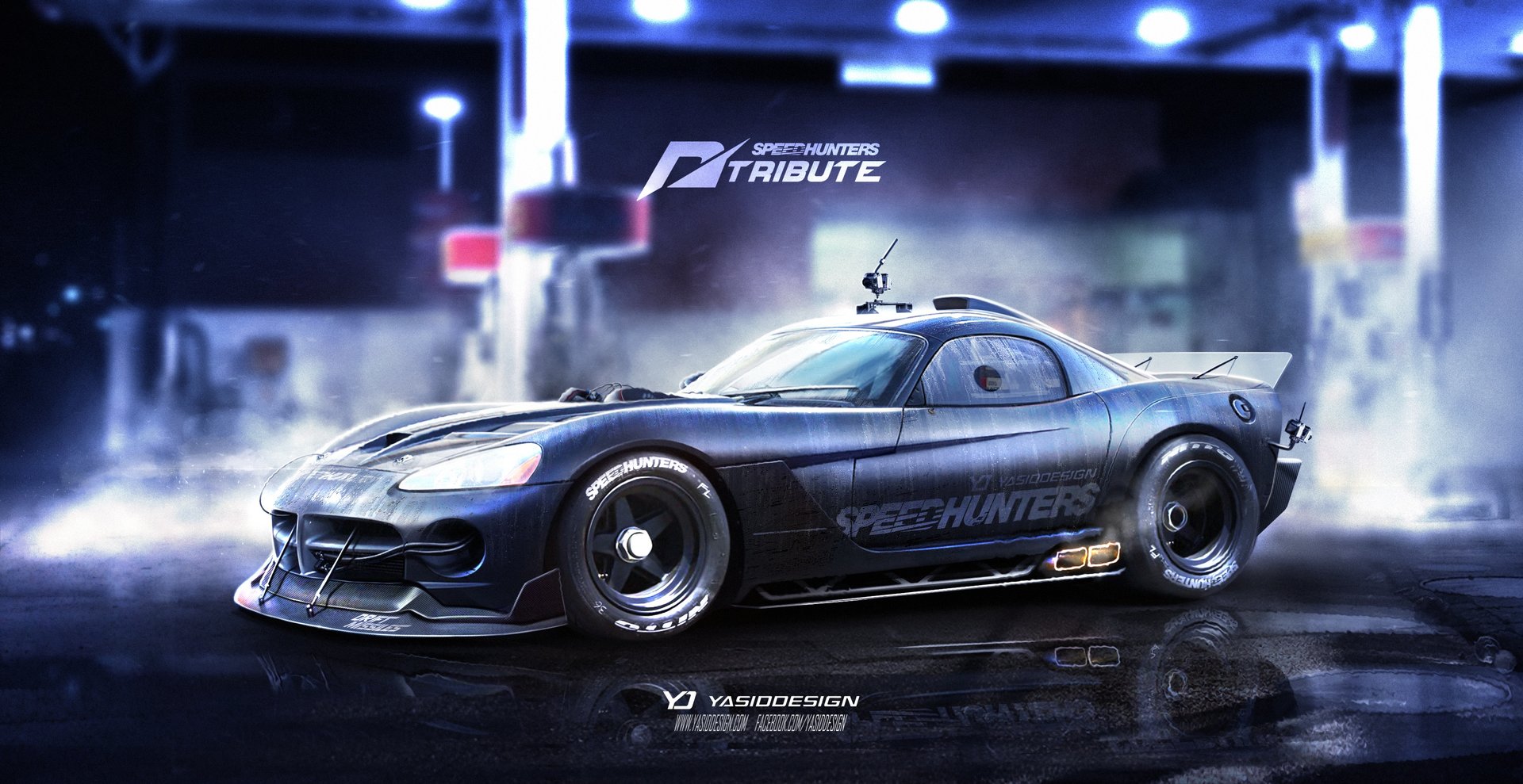ArtStation - Speedhunters Dodge Viper SRT Need for speed tribute