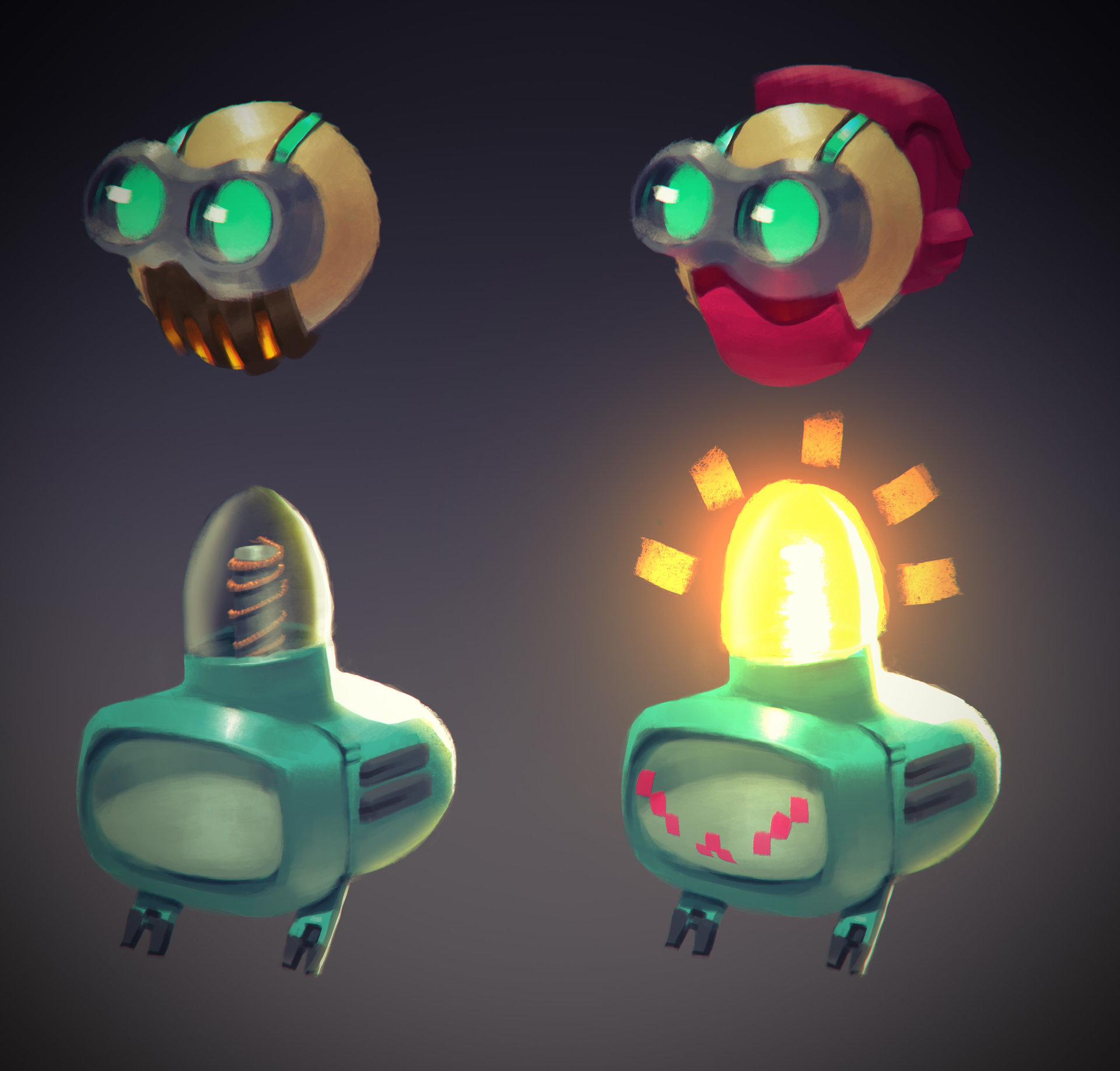 ArtStation - Lil' Bot Concept