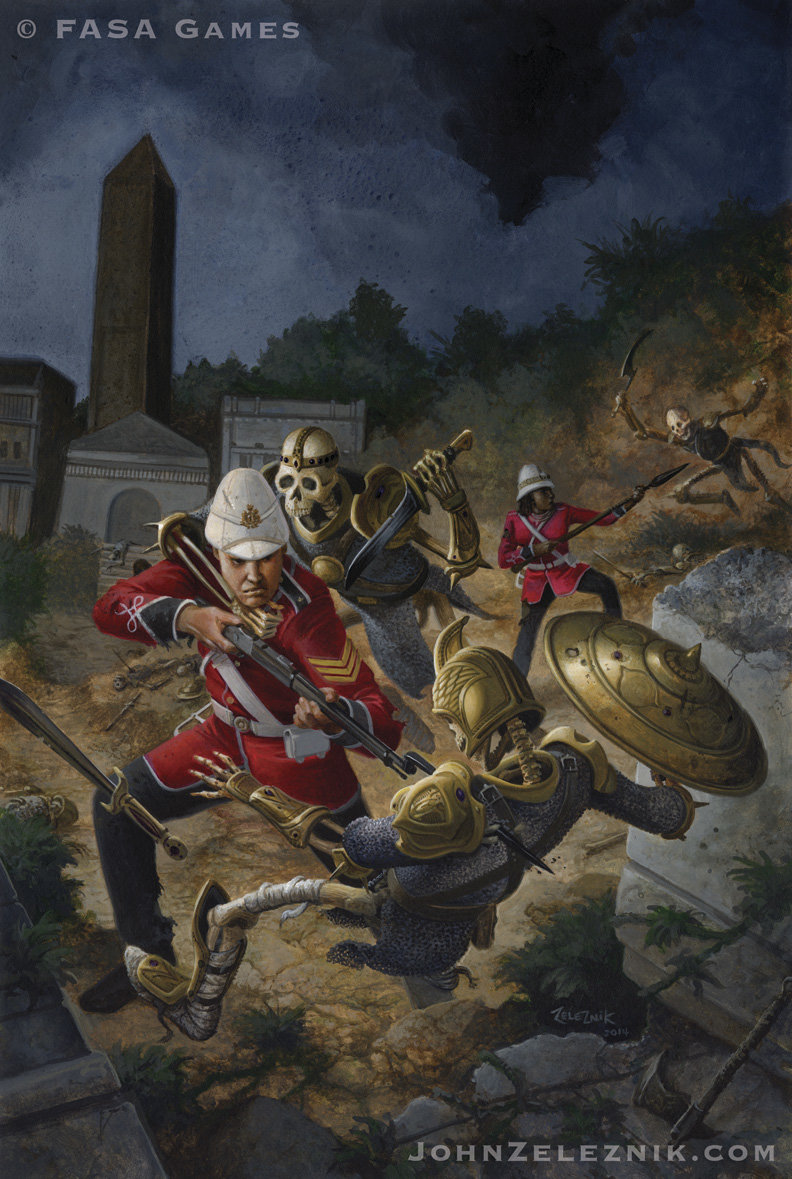 ArtStation - "1879" RPG cover