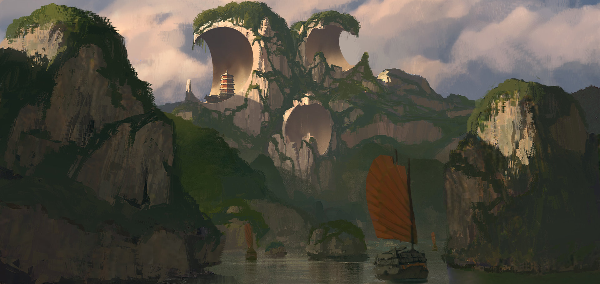 ArtStation - Moon Temple