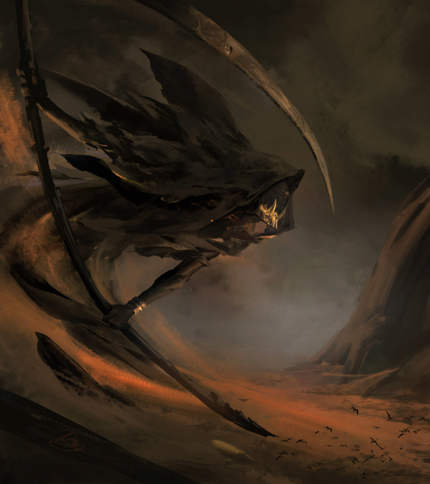 ArtStation - A god of death, chunhui shen