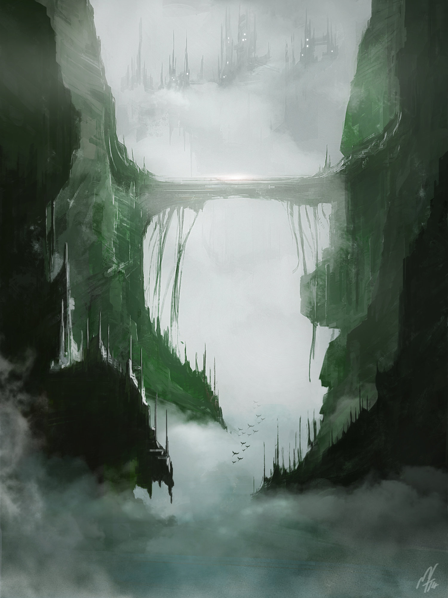 ArtStation - Misty Valley