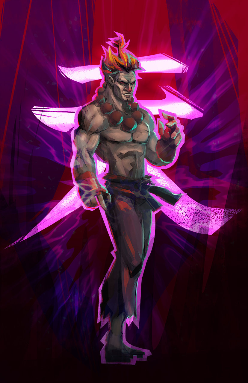 ArtStation - [FAN ART] Street Fighters - Gouki a.k.a Akuma