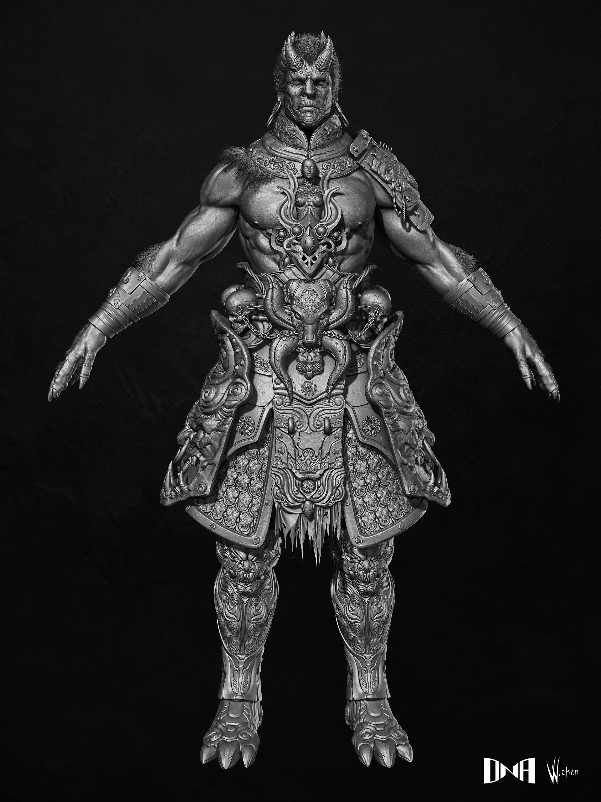 ArtStation - The demon clan-Model finish