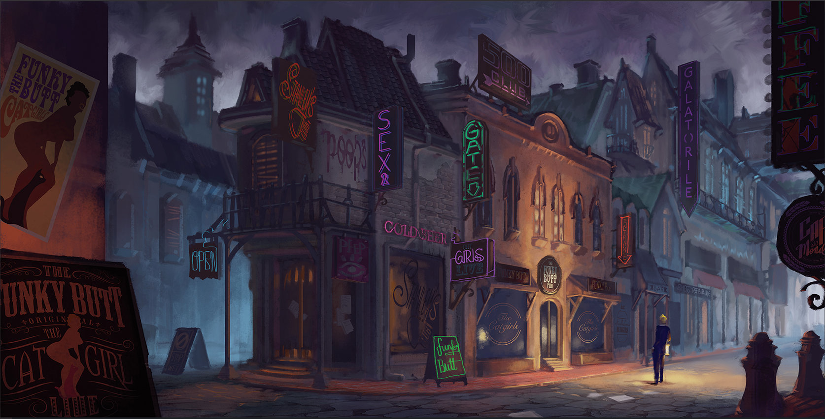 ArtStation - Bourbon St