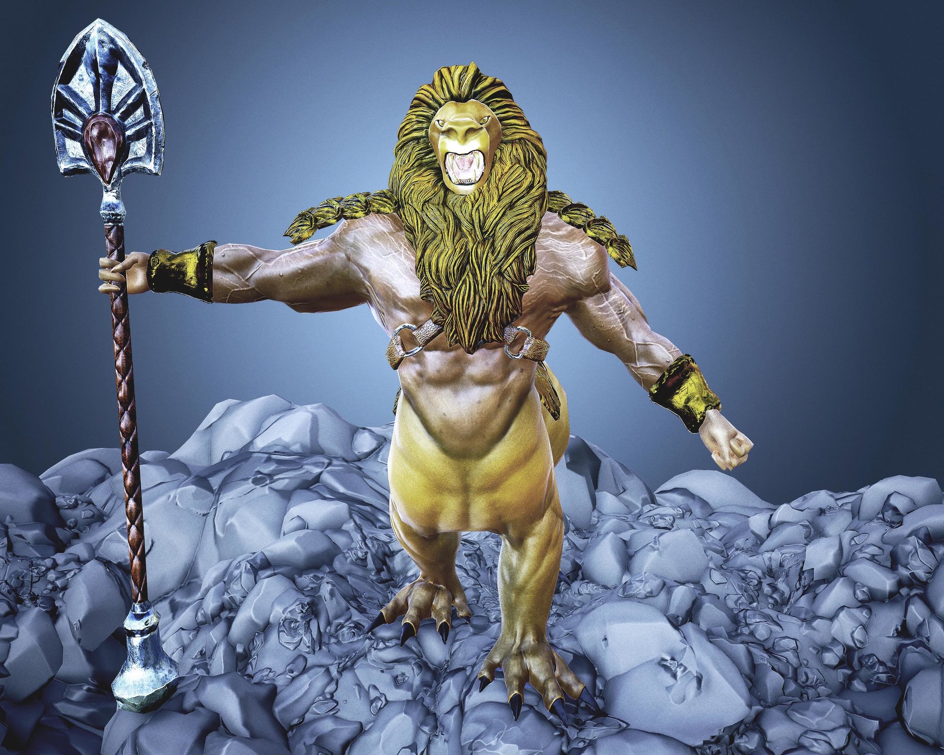 ArtStation - Based on tol'vir race from WOW