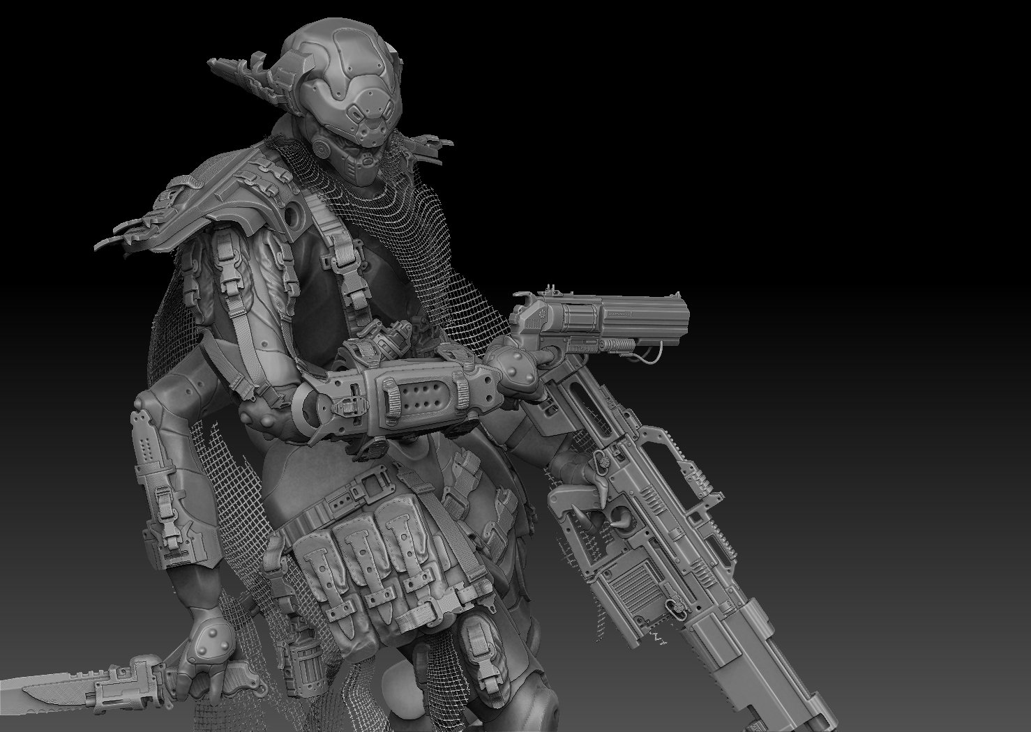 Ste Marshall - Destiny Fan Concept - Fallen Outcast