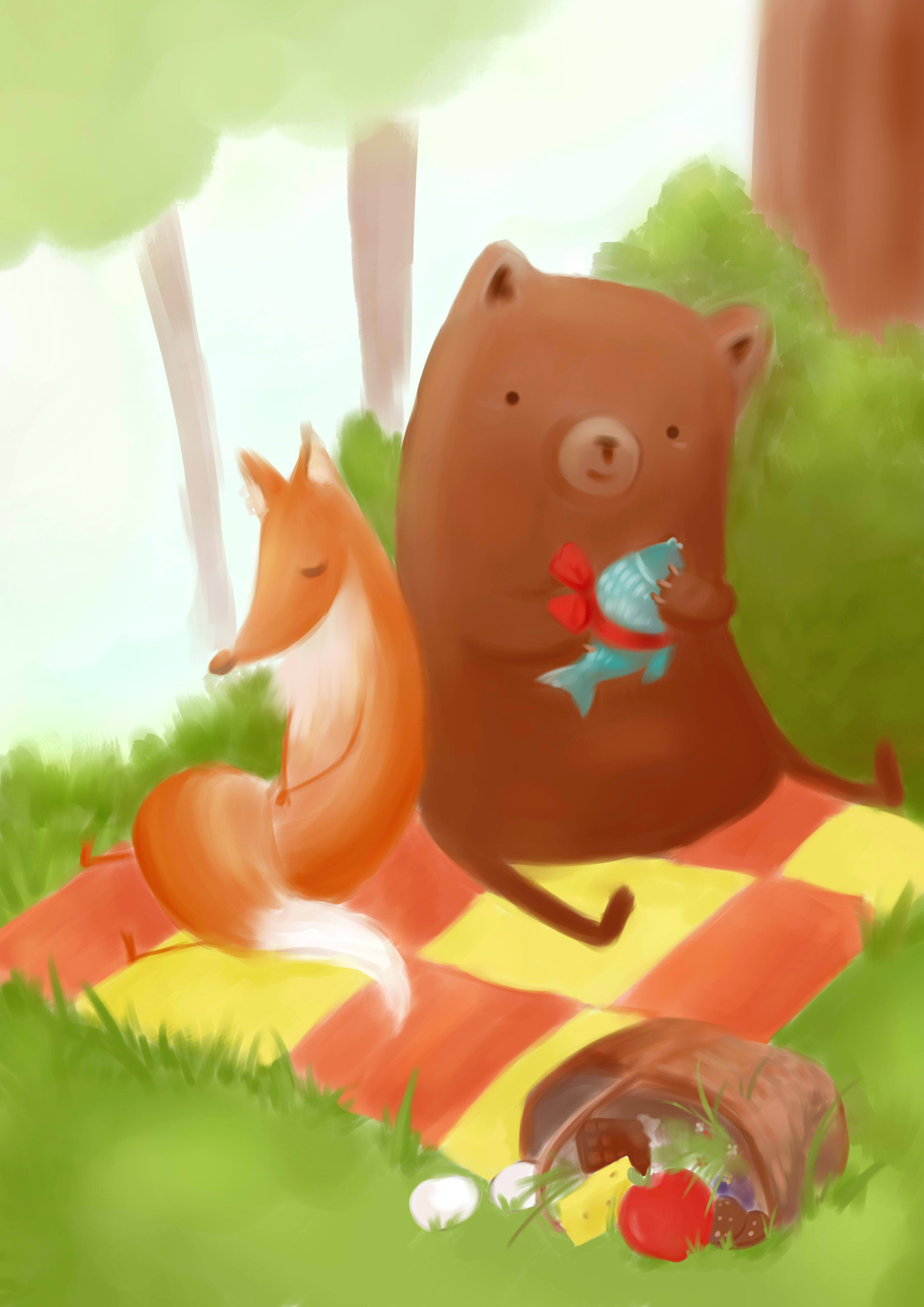 ArtStation - Fox & Bear
