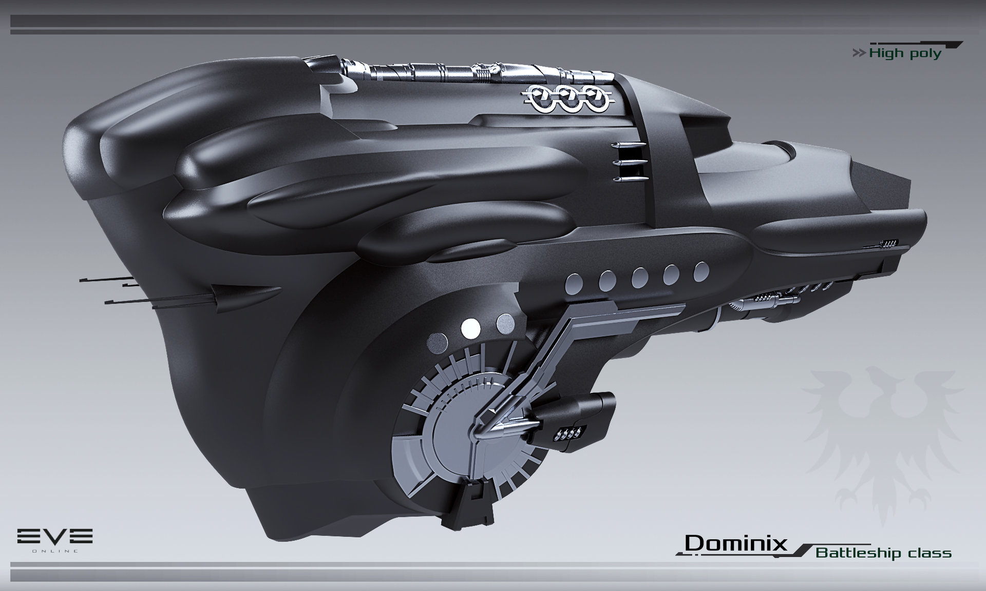 Kasper Hansen - Dominix. EVE Online, Gallente battleship hull.
