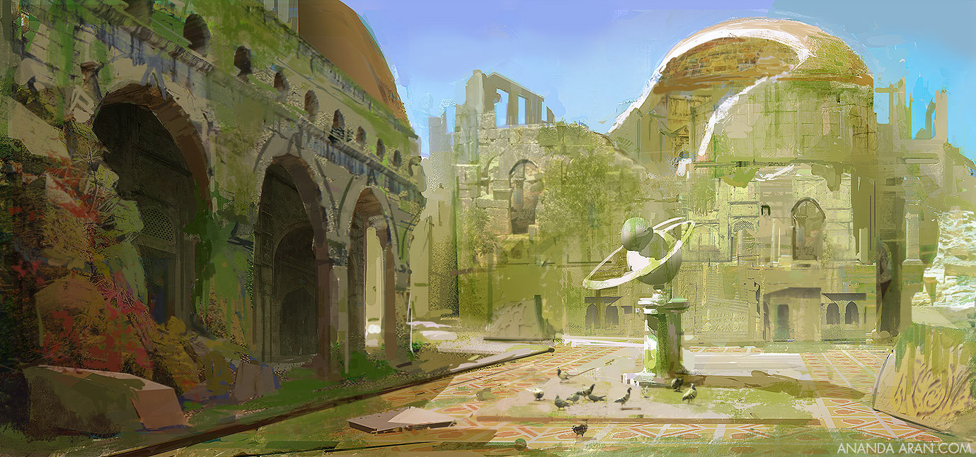ArtStation - Town square