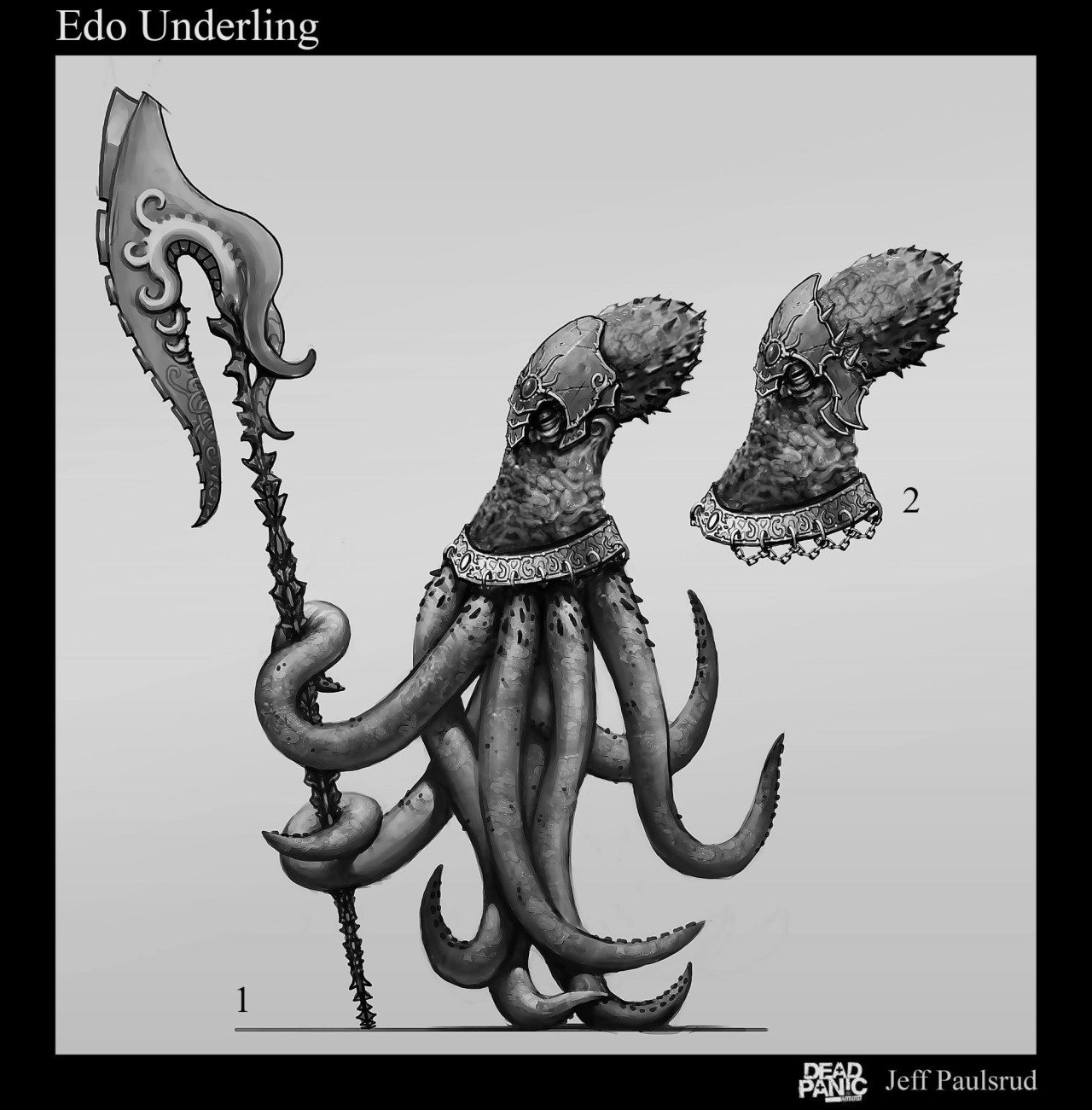 ArtStation - Squid Creature Concepts , Jeff Paulsrud