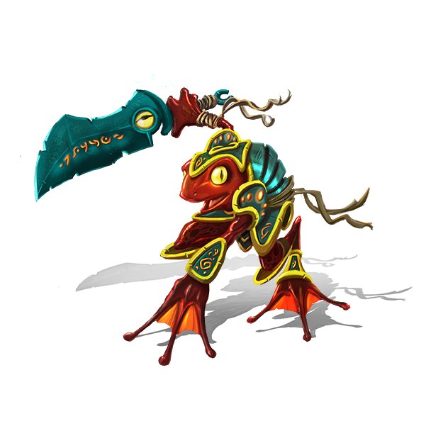 ArtStation - Frog Warrior