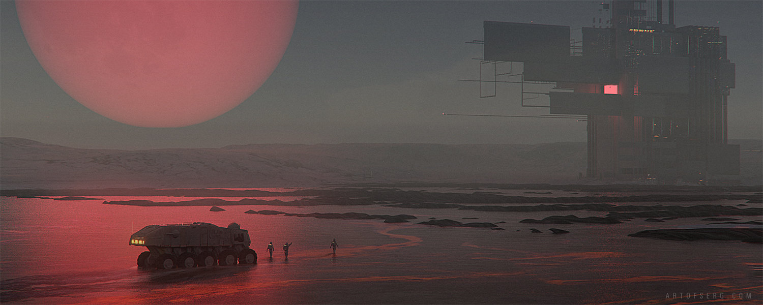 ArtStation - Red Moon