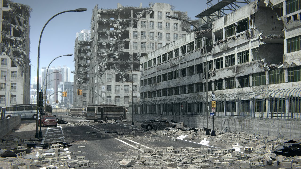 Destroyed City By Nacho3