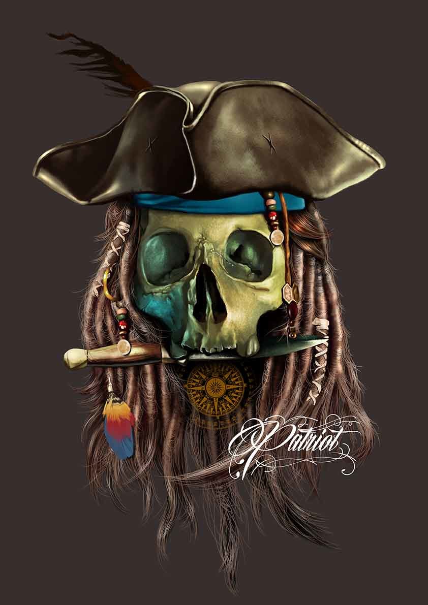 ArtStation - SKULL PIRATE