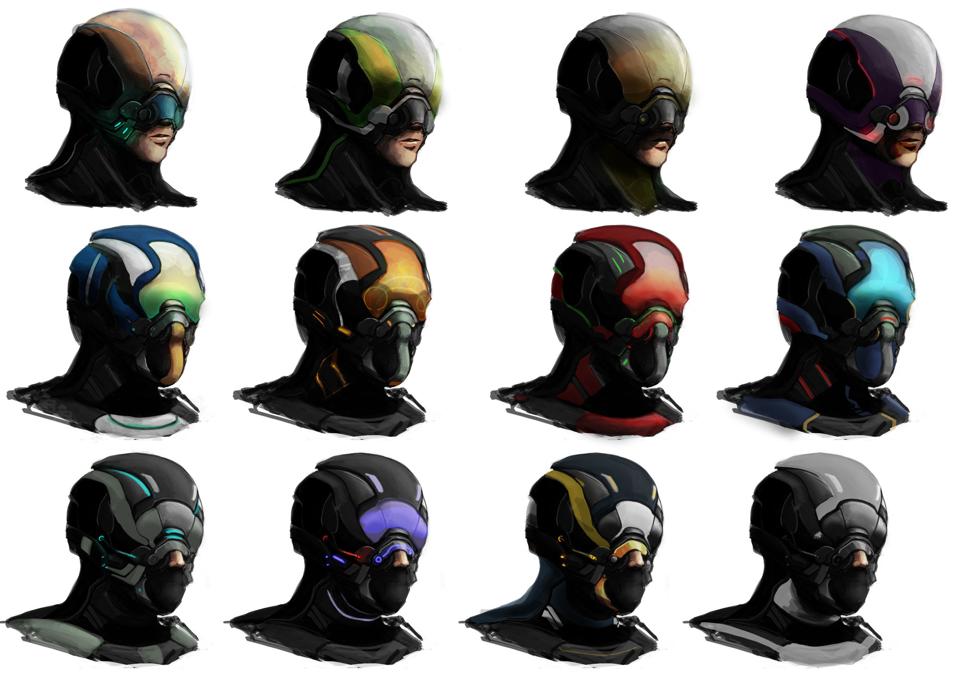 ArtStation - Helmet Prototypes